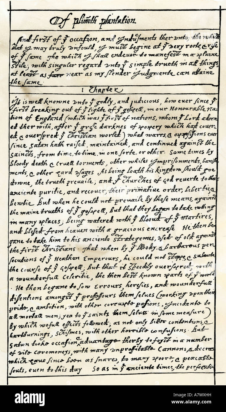 William bradford plymouth hi-res stock photography and images - Alamy