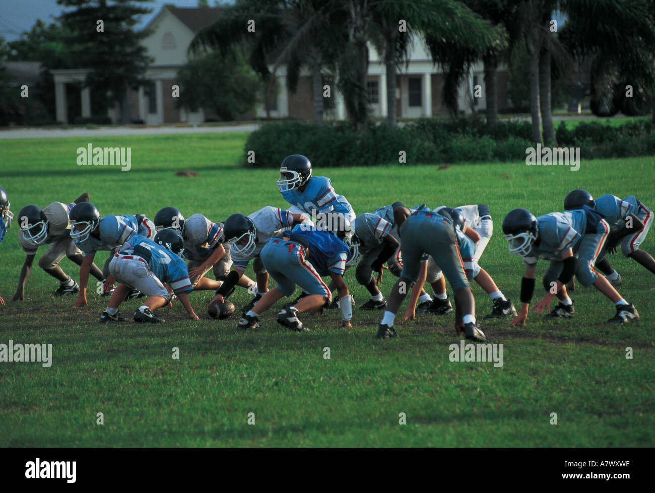 United States, Florida, training of a football team Stock Photo - Alamy