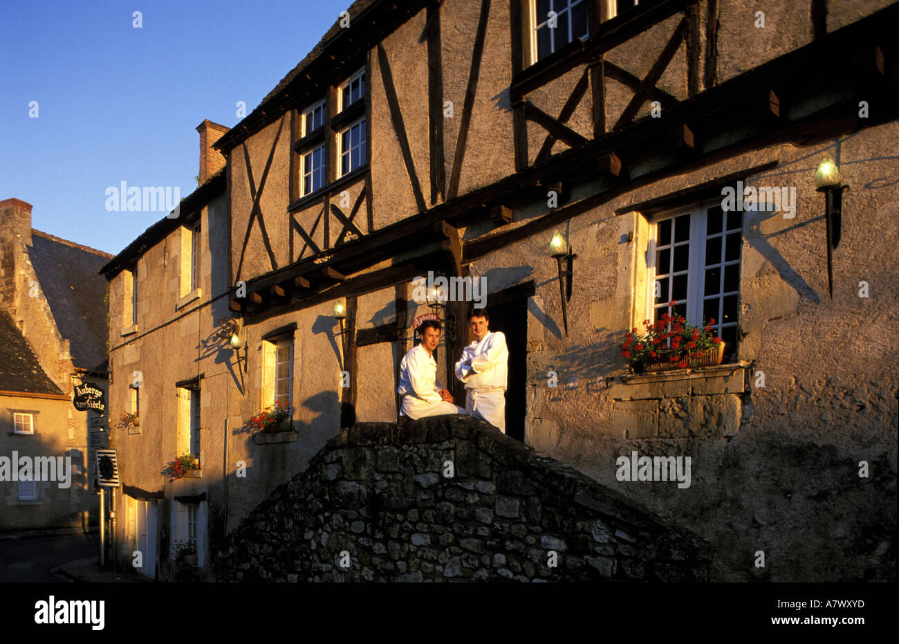 France, Indre et Loire, Sache auberge du XII eme siecle Stock Photo - Alamy