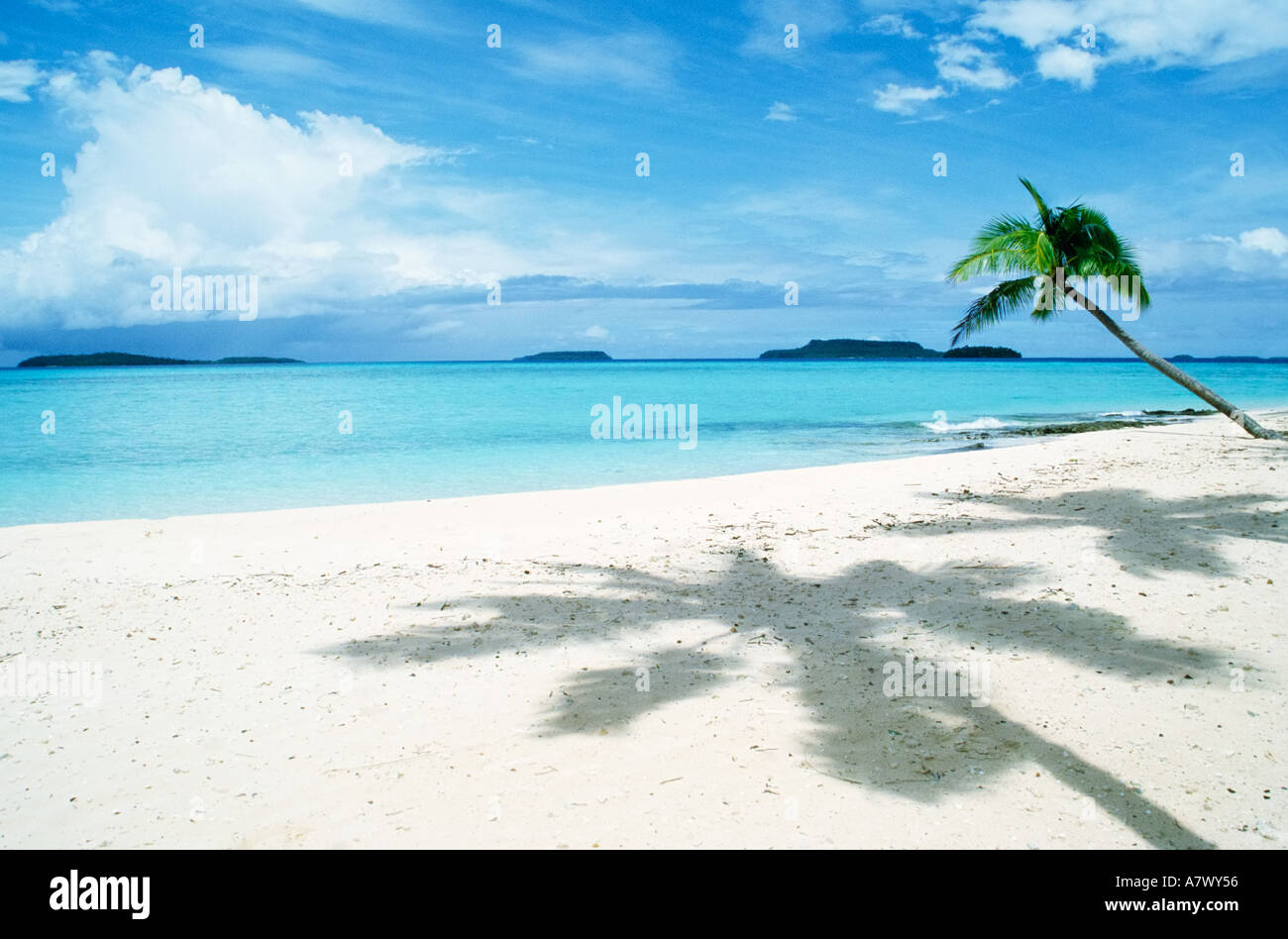 Tropical beach scene Stock Photo - Alamy