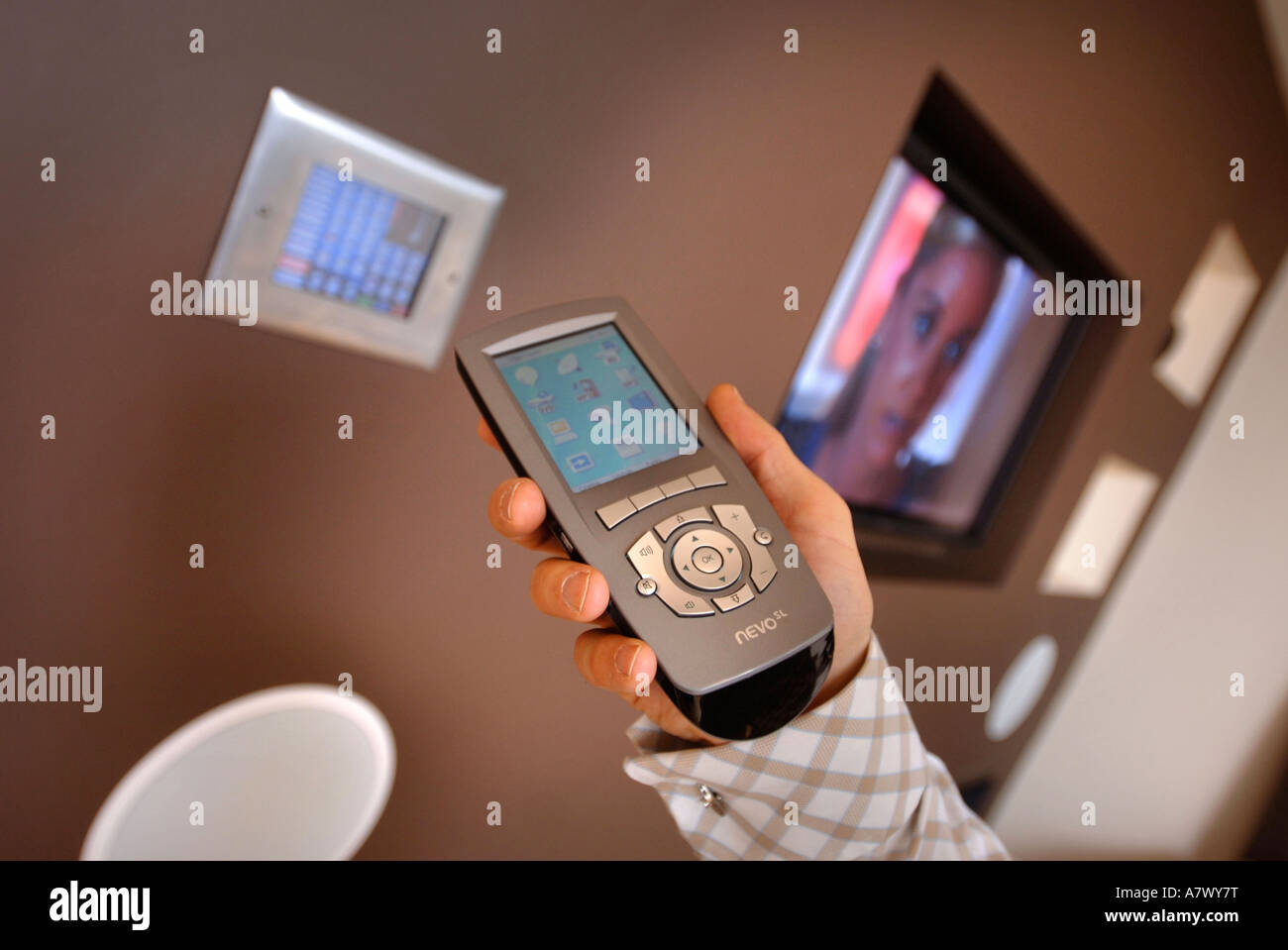 A CONTROL PANEL IN A SMART HOUSE WITH INTEGRATED SYSTEMS OF SECURITY ...