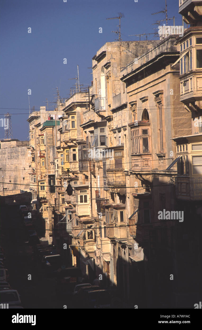 MALTA Republic Street in Valletta Stock Photo - Alamy