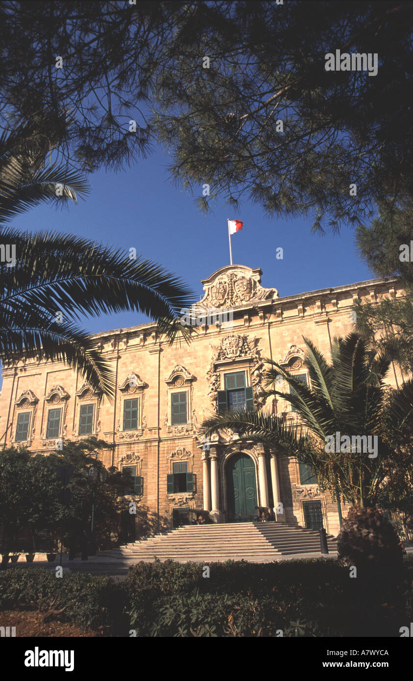 MALTA The seat of the Maltese government at the former Auberge de ...