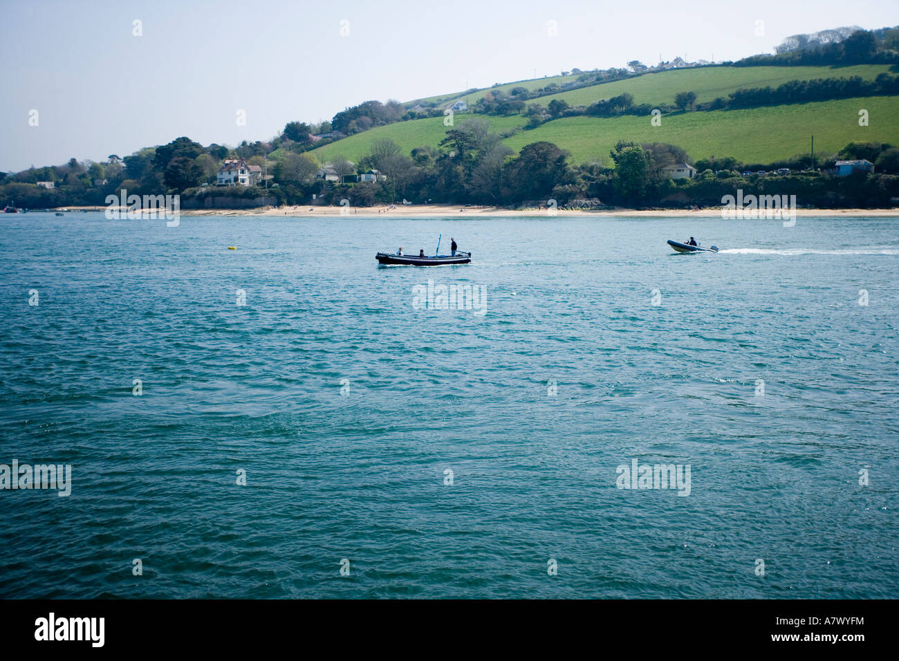 salcombe estuary, devon Stock Photo - Alamy