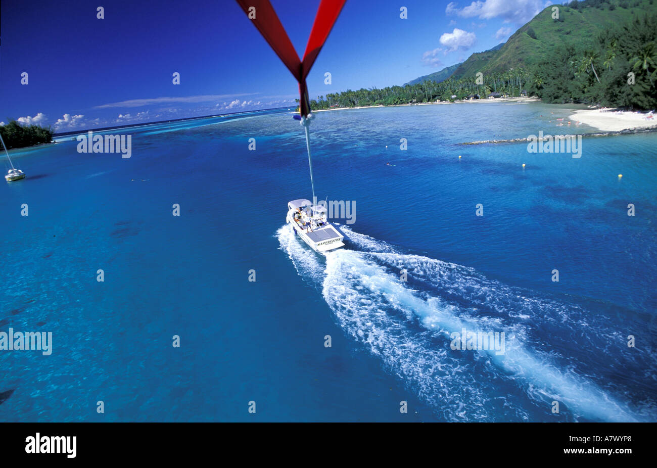France, French Polynesia, Moorea island (aerial view Stock Photo - Alamy
