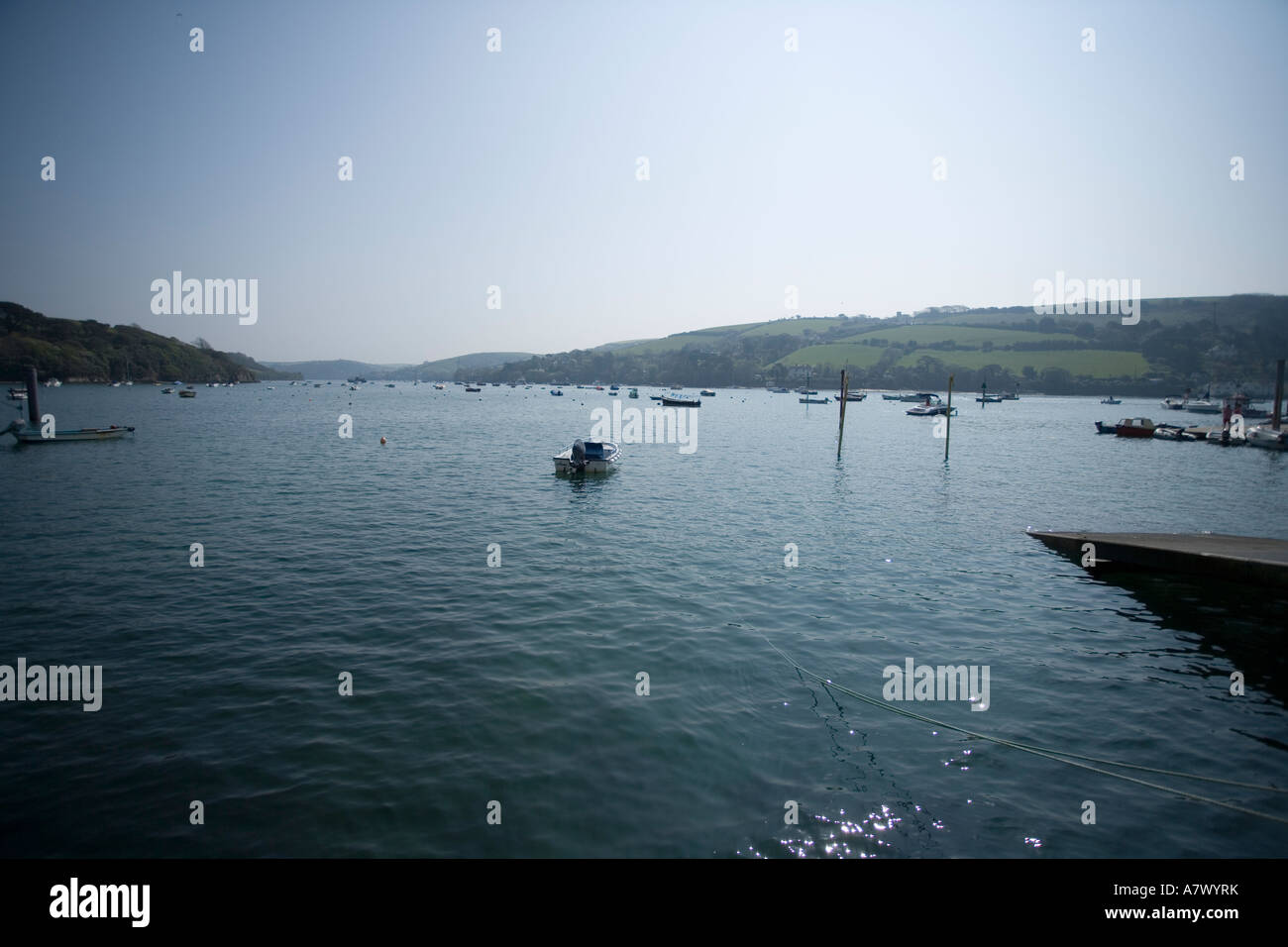 Batson Creek, Salcombe, Devon Stock Photo - Alamy