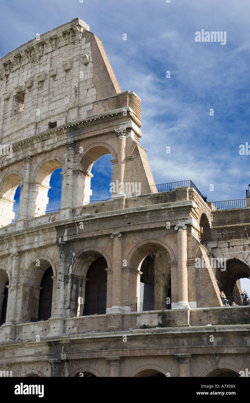 Coliseum Rome detail Stock Photo - Alamy