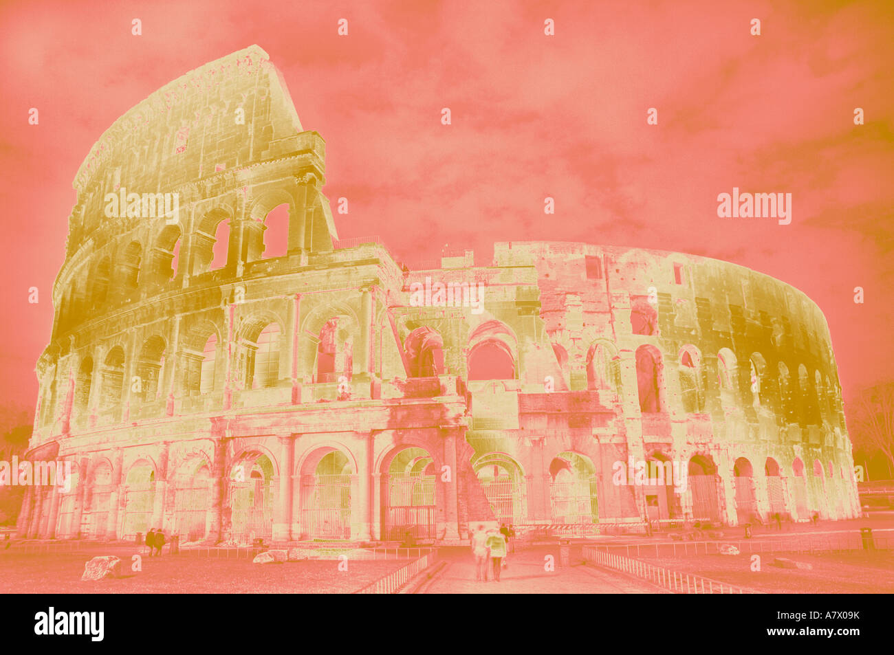 Coliseum rome in pink hi-res stock photography and images - Alamy