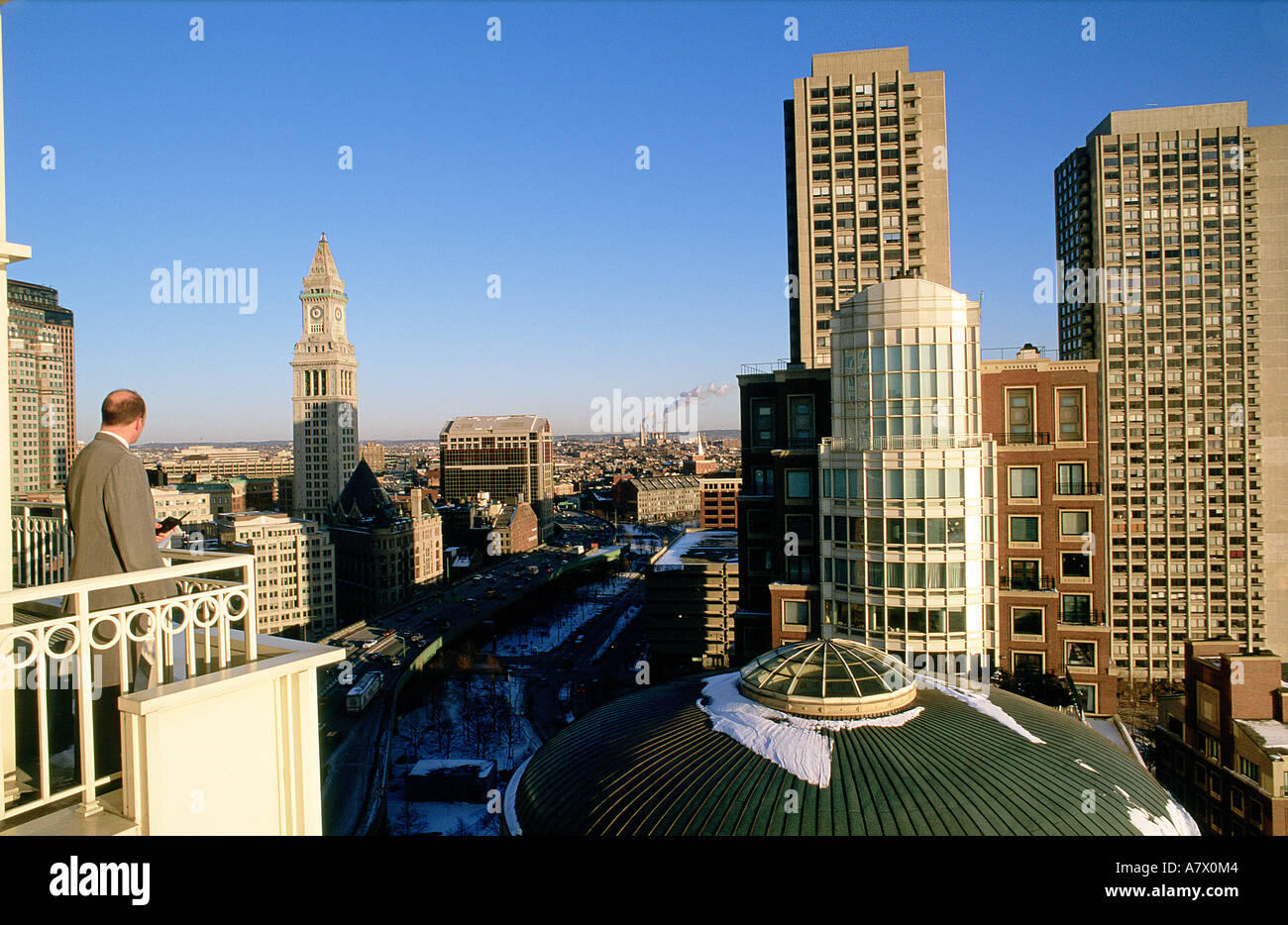 Boston overview hi-res stock photography and images - Alamy