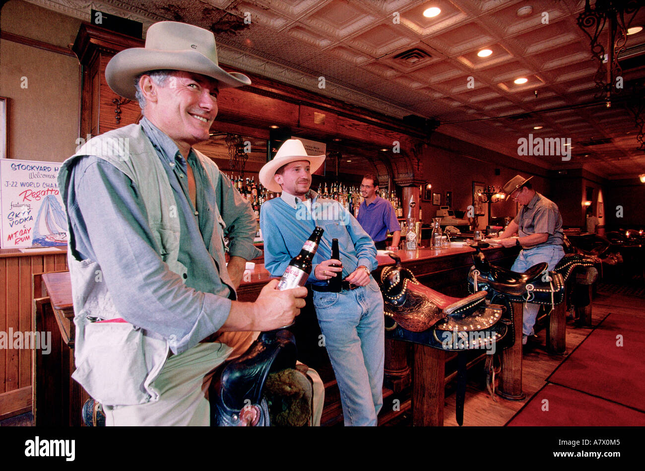 United States, Texas, Forth Worth, Texan bar Stock Photo - Alamy