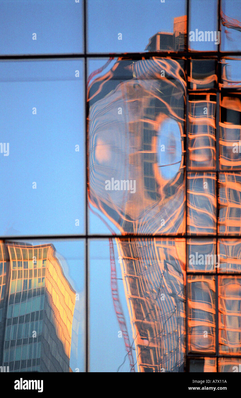 Window reflections Vancouver Canada Stock Photo - Alamy