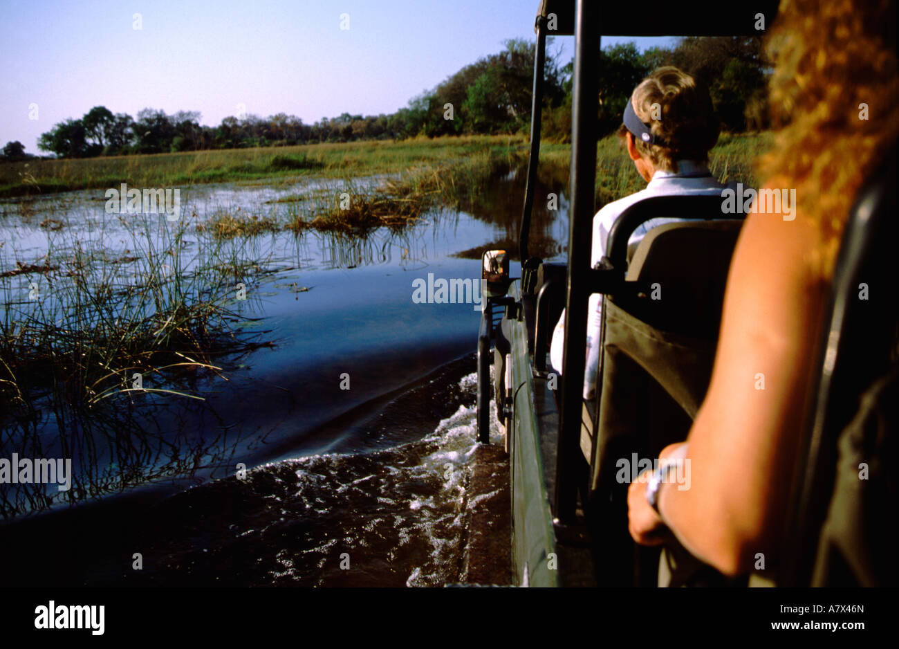 Okavango safari jeep hi-res stock photography and images - Alamy