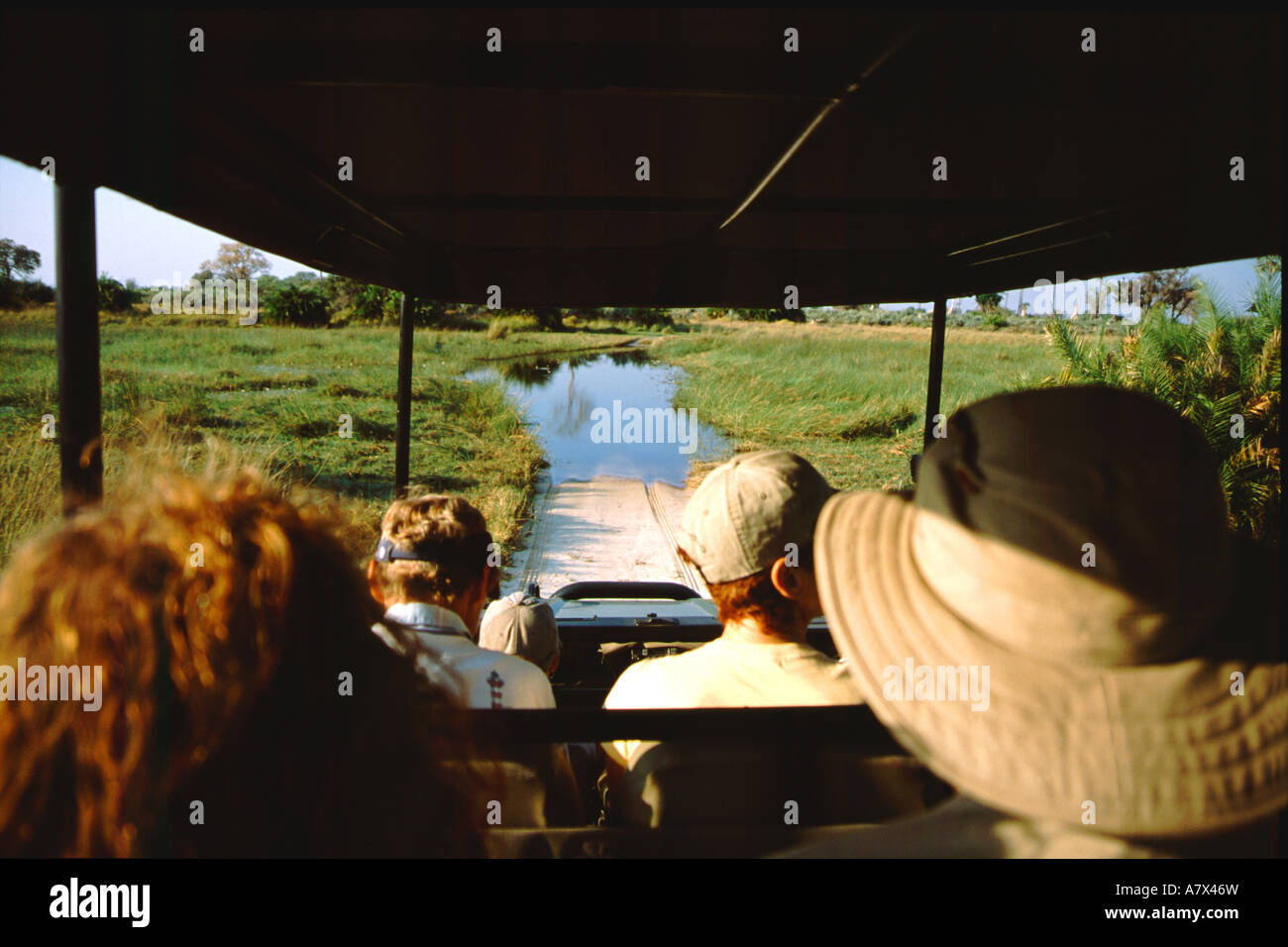 Okavango safari jeep hi-res stock photography and images - Alamy