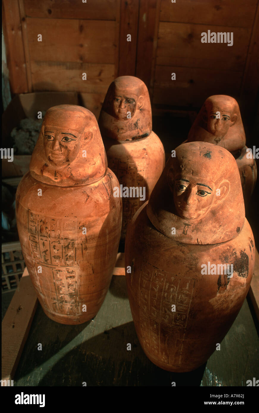 Canopic jars hi-res stock photography and images - Alamy