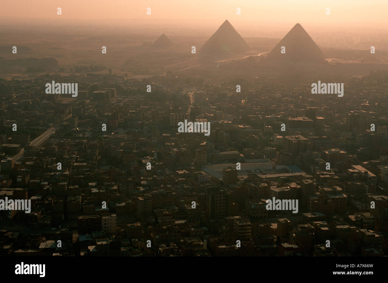 Egypt, Cairo, Giza pyramids Stock Photo - Alamy