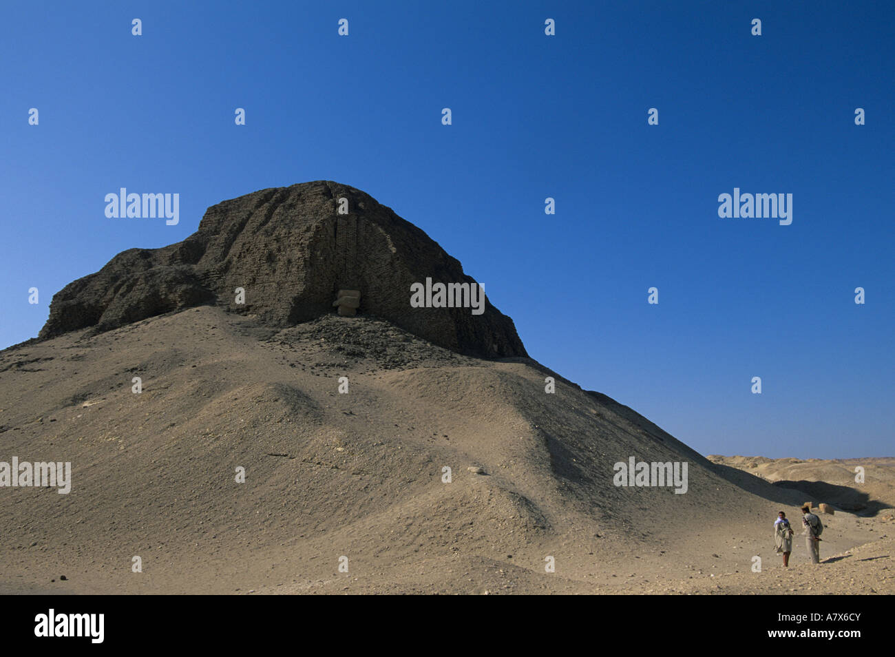 Hawara mudbrick pyramid hi-res stock photography and images - Alamy