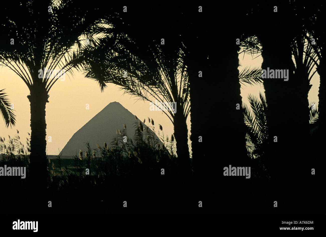 Egypt, Dashur, Bent Pyramid of 4th dynasty Pharaoh Snefru Stock Photo ...