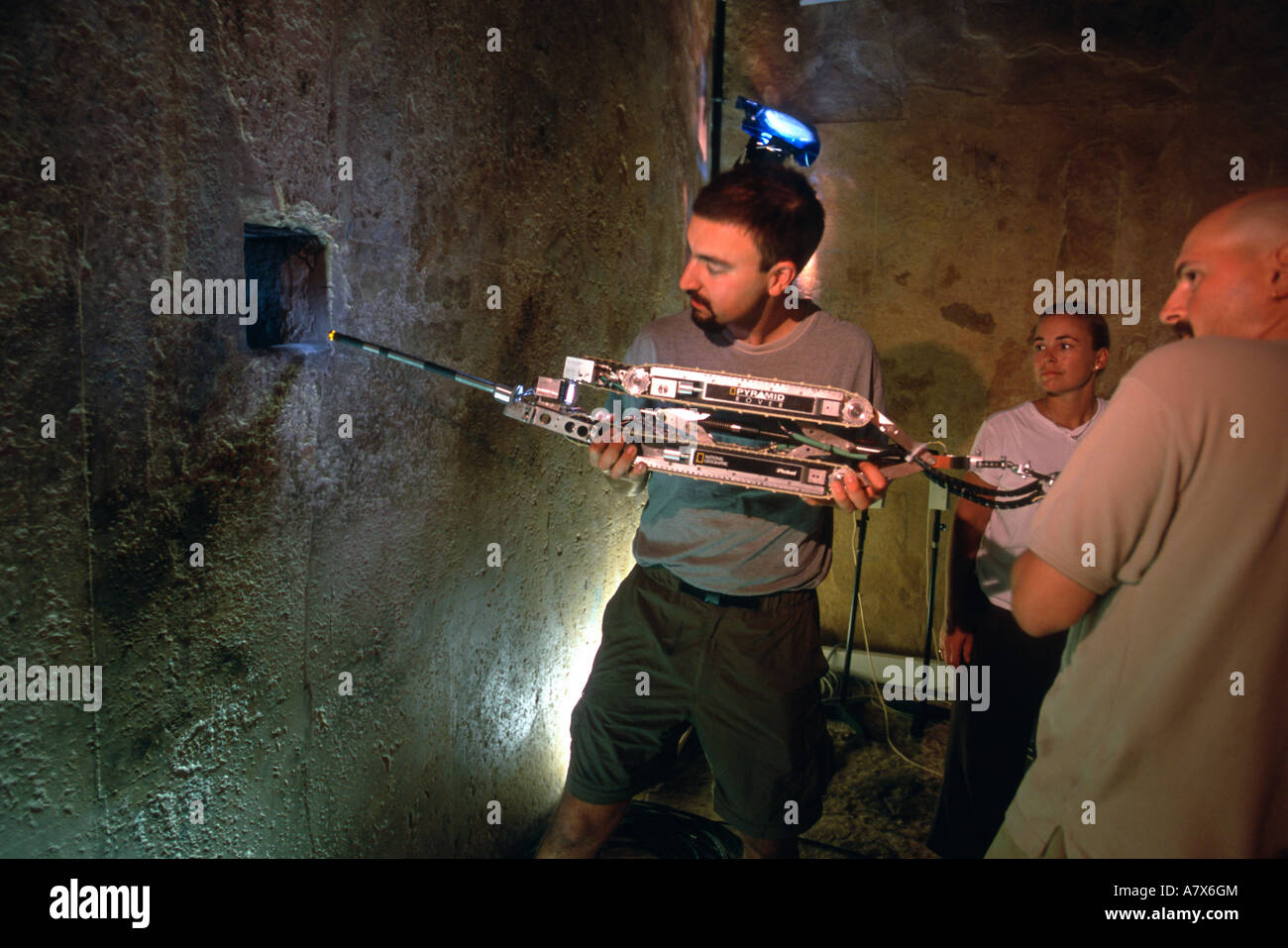 Egypt, Khufu, Pyramid, Archaeologist Stock Photo - Alamy