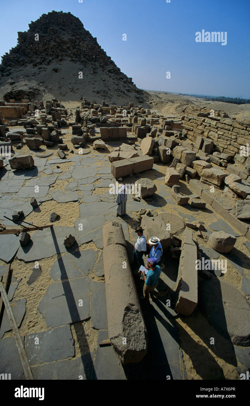 Egypt, Old Kingdom, Abusir, pyramid Stock Photo - Alamy