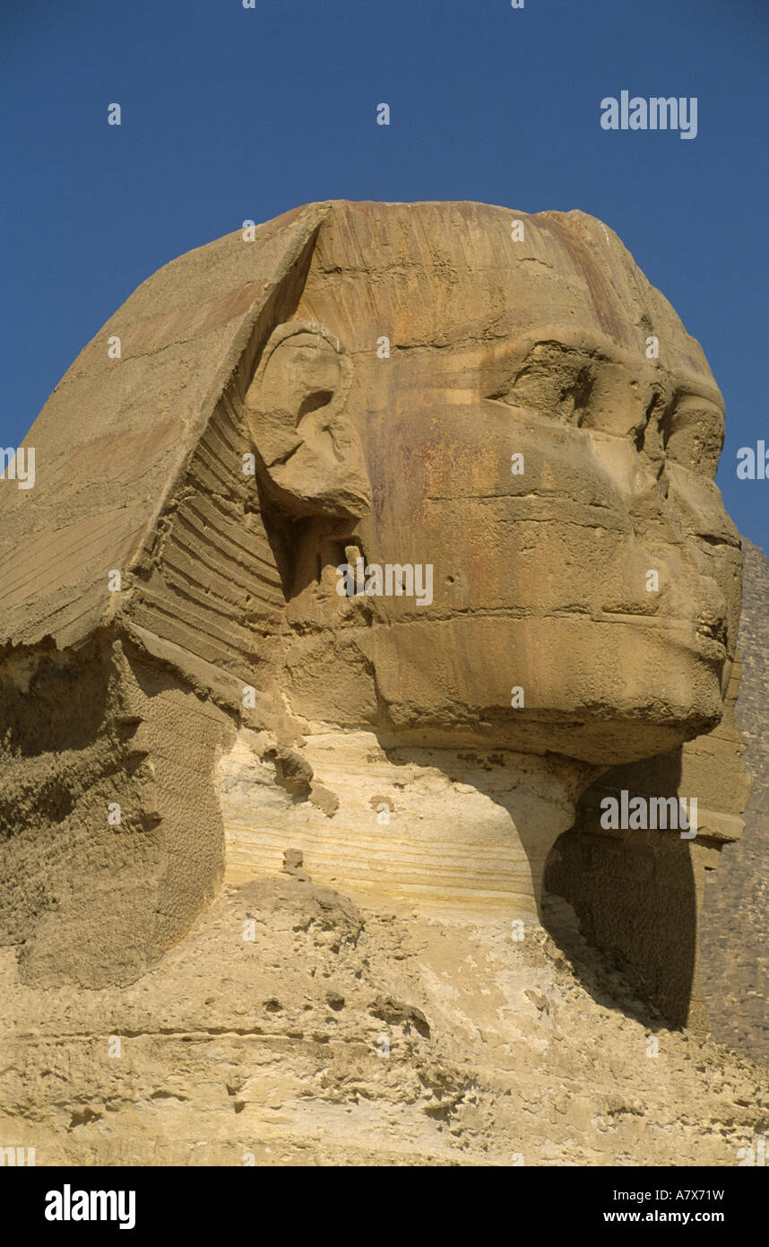 Egypt, Old Kingdom, The Pyramids of Giza, Sphinx Stock Photo - Alamy
