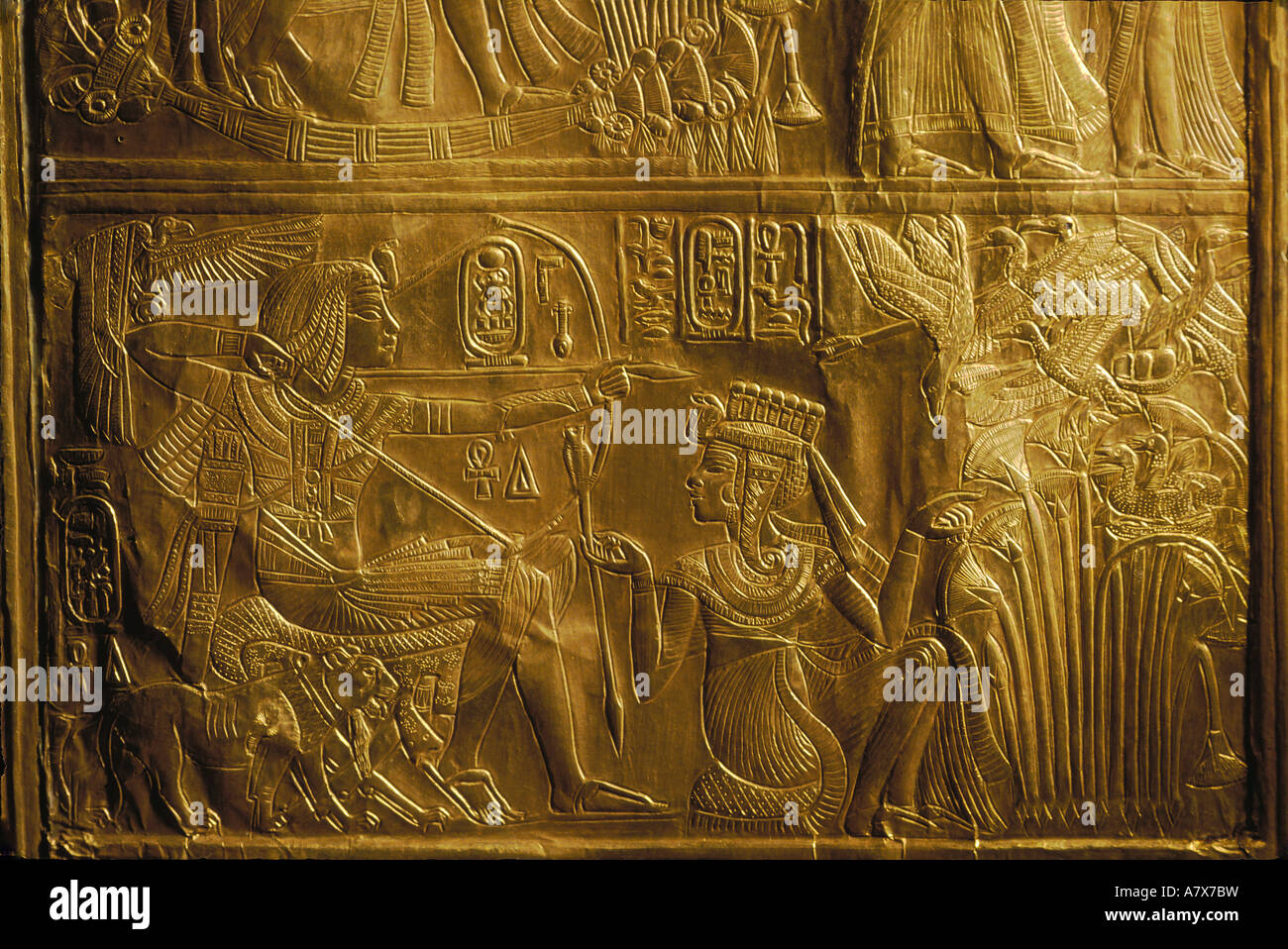 Egypt, New Kingdom, Valley of the Kings, King Tut's tomb, Canopic ...