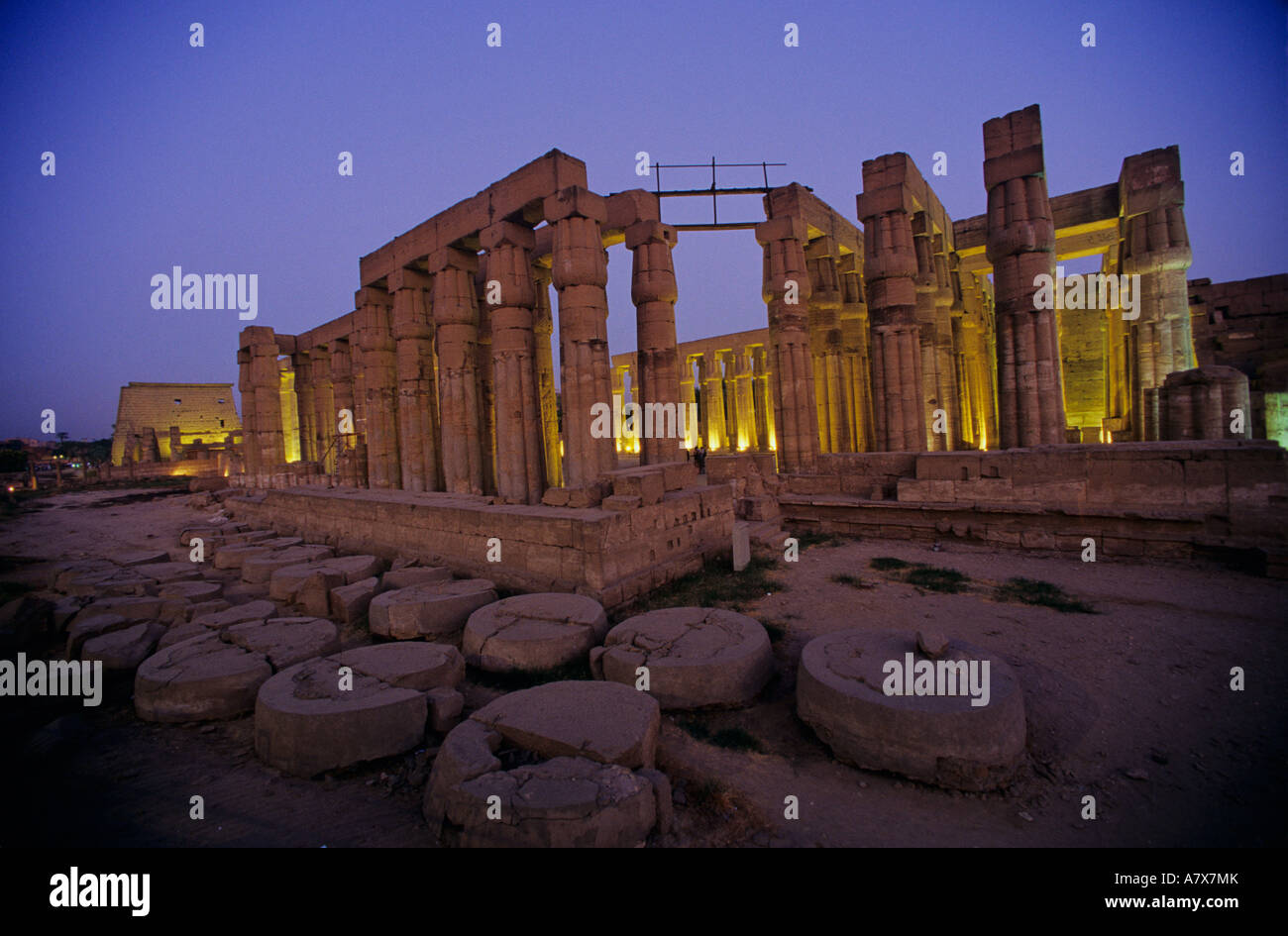 Egypt, Luxor, Pharaohs of the Sun, The Great Sun Court, Temple of Amun ...