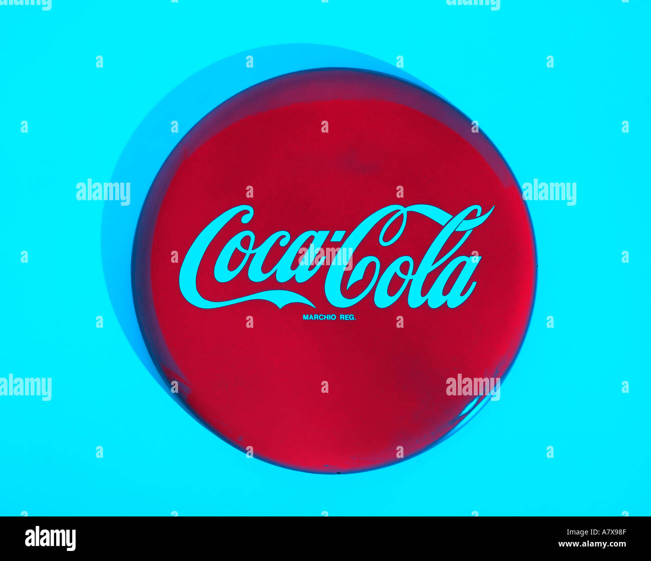 coca cola colour Stock Photo - Alamy