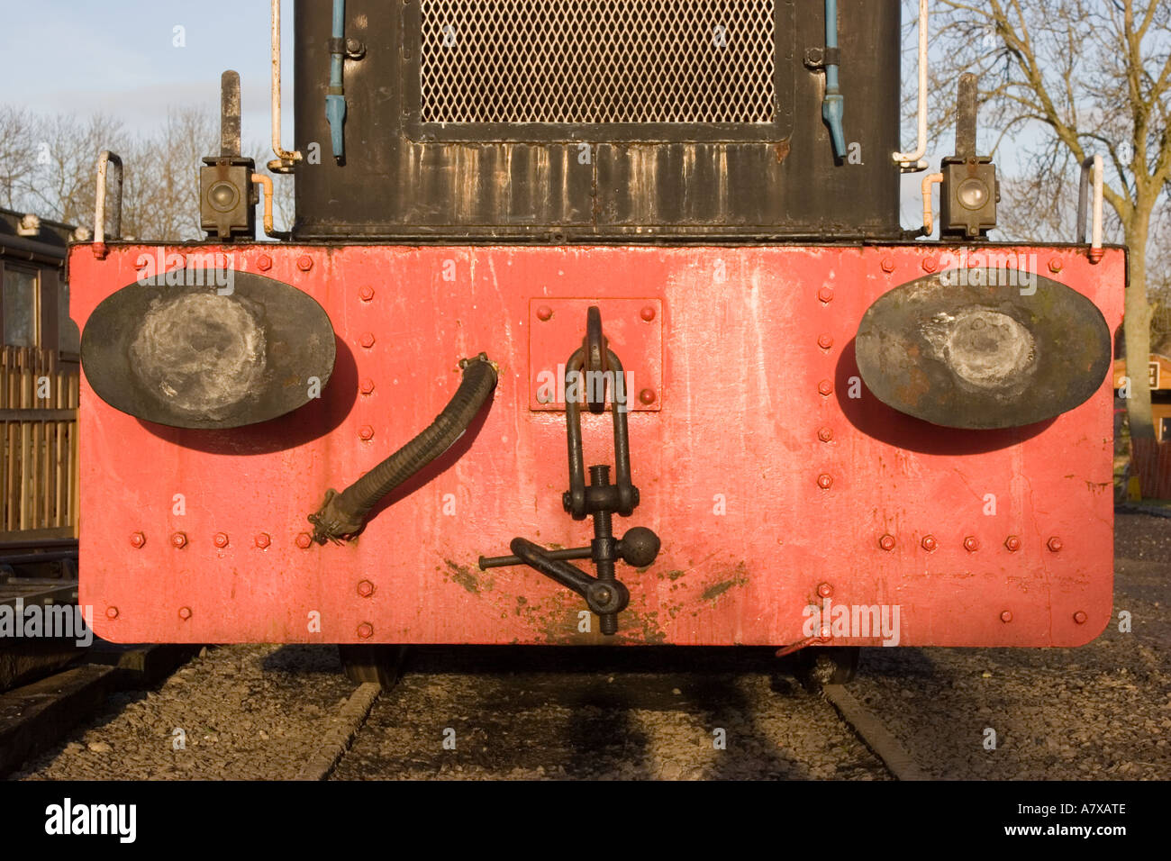 A diesel railway locomotive Stock Photo - Alamy