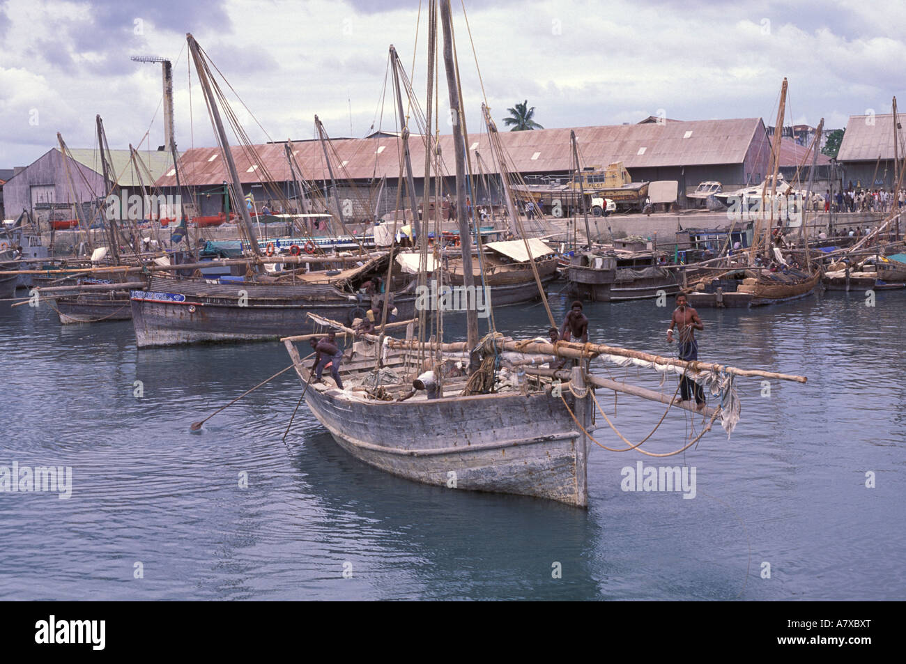 Africa, Madagascar, Fishing boat Stock Photo - Alamy