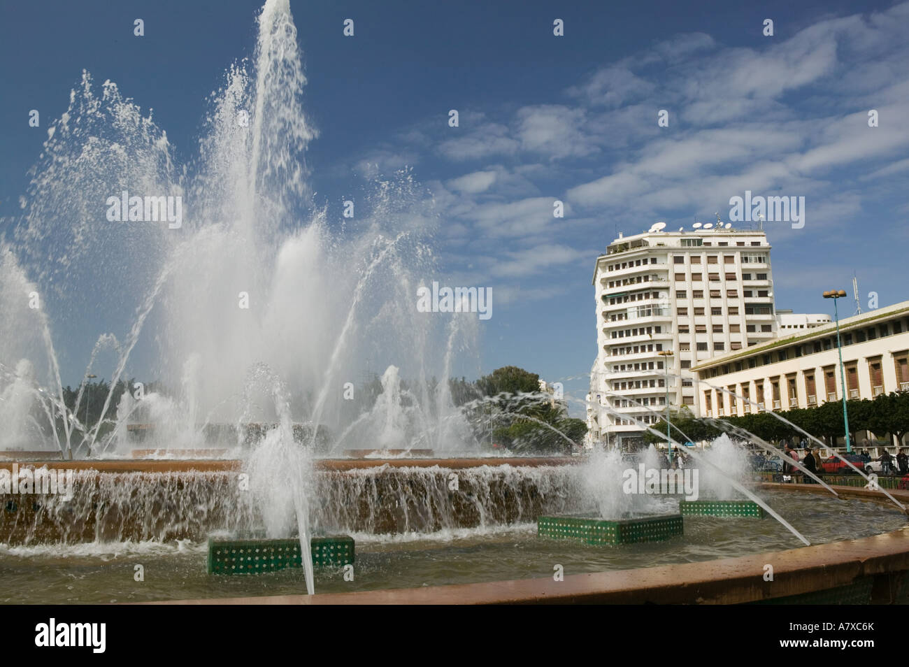 MOROCCO, Casablanca: Place Mohammed V Stock Photo - Alamy