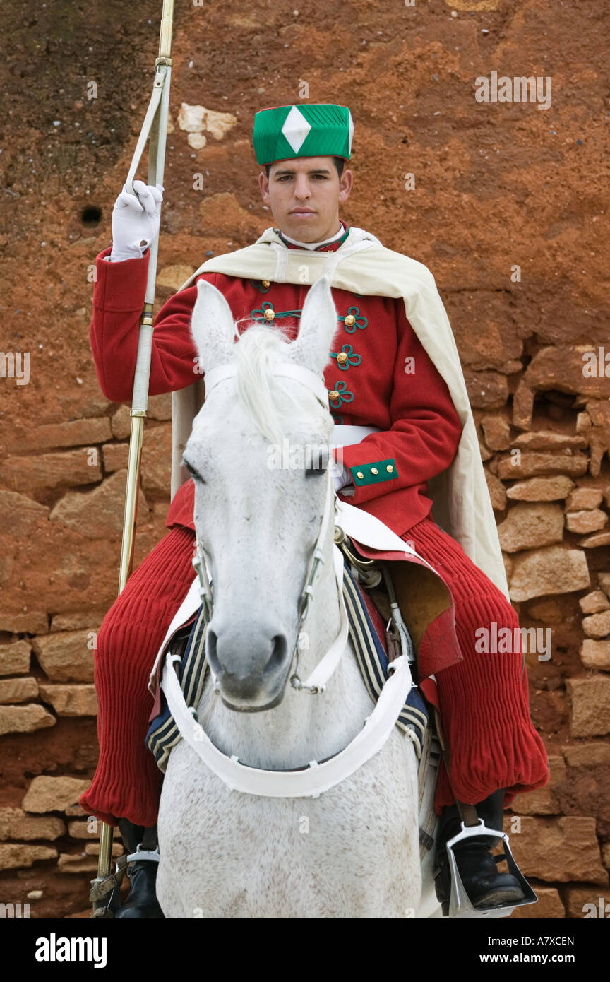 MOROCCO, Rabat: Moroccan Army Guards outside of the Mausoleum of ...