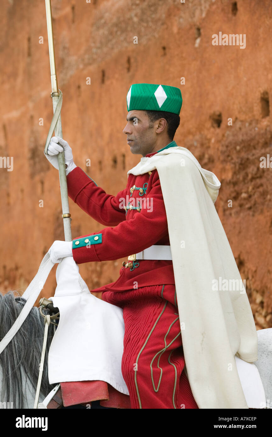 MOROCCO, Rabat: Moroccan Army Guards outside of the Mausoleum of ...
