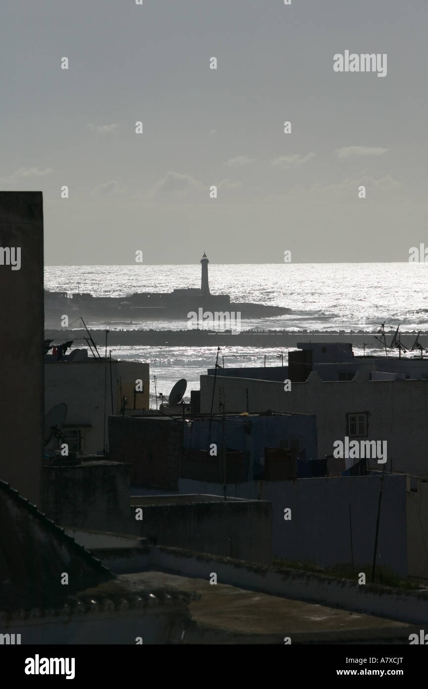 MOROCCO, Rabat: View of Rabat Lighthouse from Sale Stock Photo - Alamy