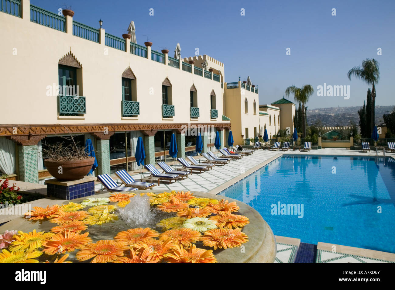 MOROCCO, Fes: Fes El, Bali (Old Fes), View of the Sofitel Palais Jamai ...