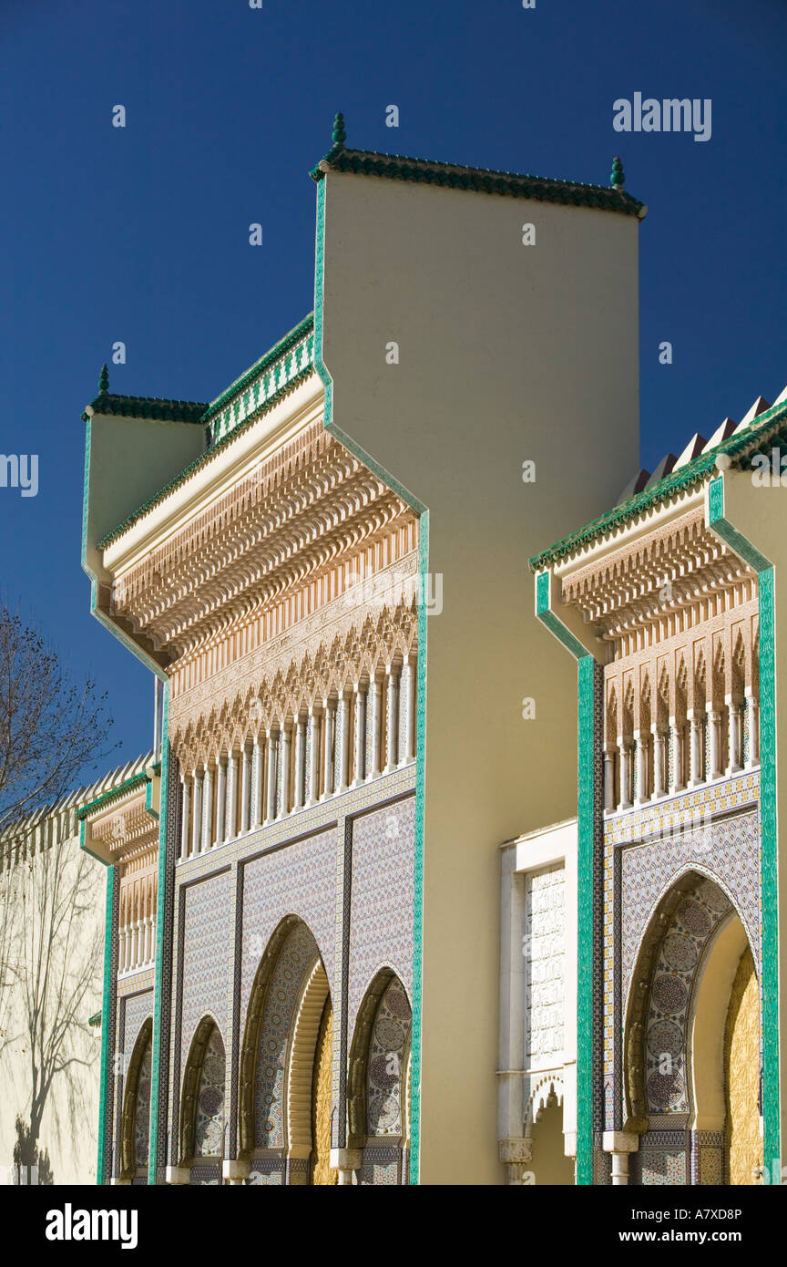 MOROCCO, Fes: Fes, Jdid (Royal Fes), View of the Royal Palace from ...