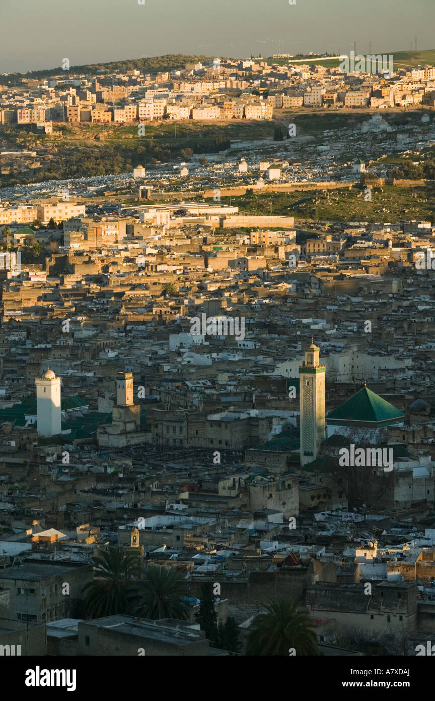 MOROCCO, Fes: Fes El, Bali (Old Fes), Sunset View from the Merenid ...
