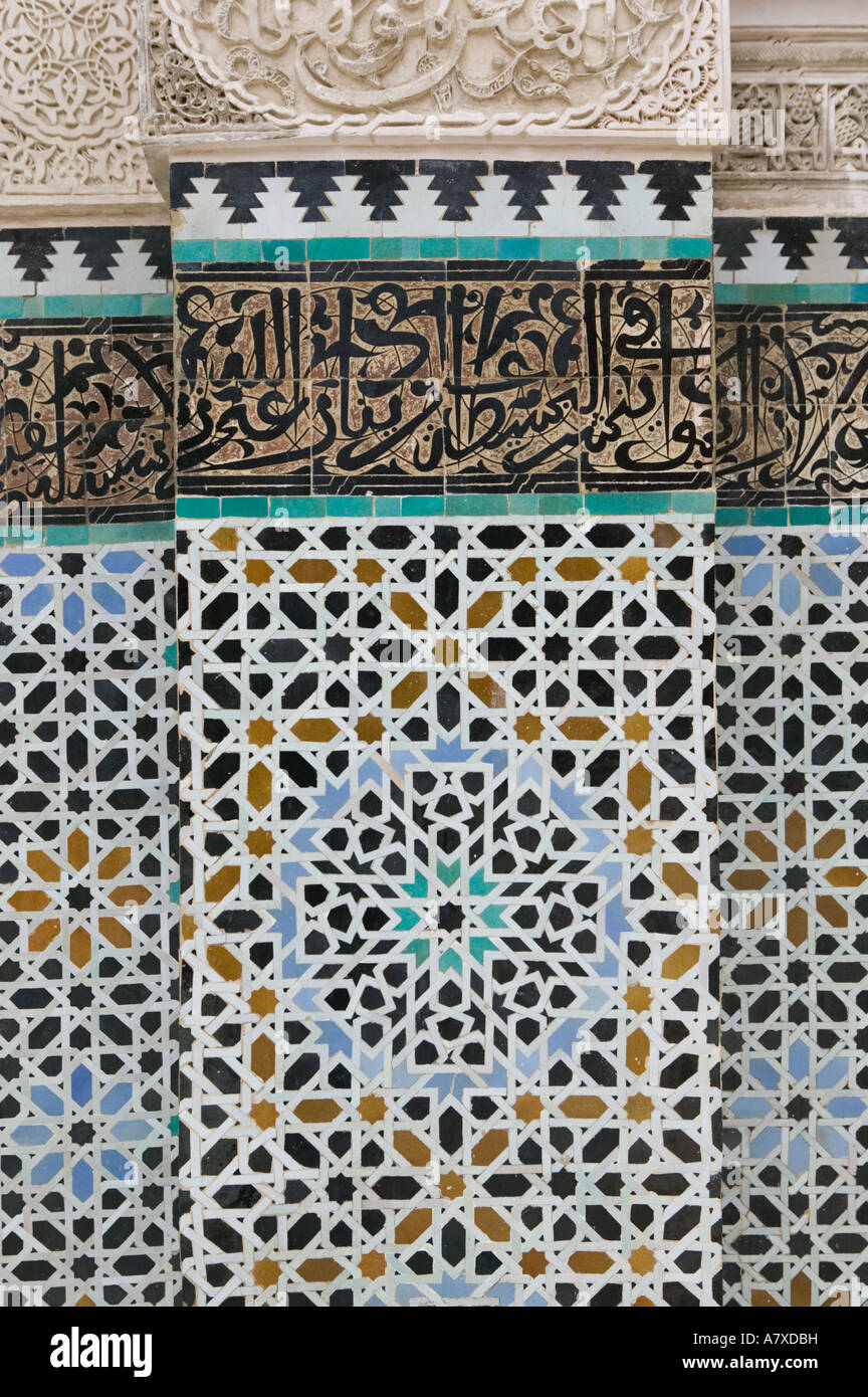 MOROCCO, Fes: Fes El, Bali (Old Fes), Madersa Bou Inania (b.1357 ...