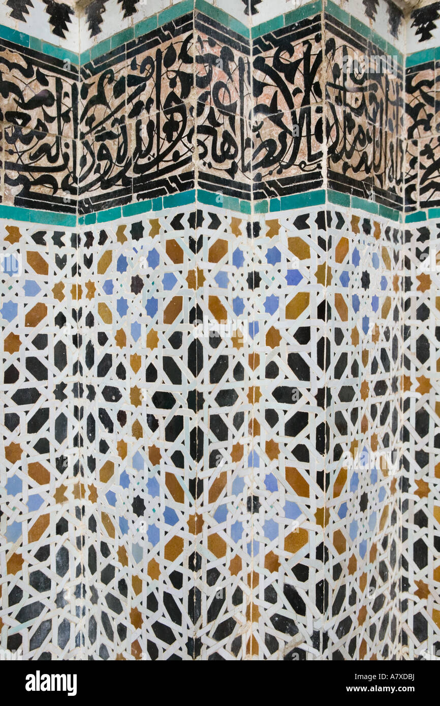 MOROCCO, Fes: Fes El, Bali (Old Fes), Madersa Bou Inania (b.1357 ...