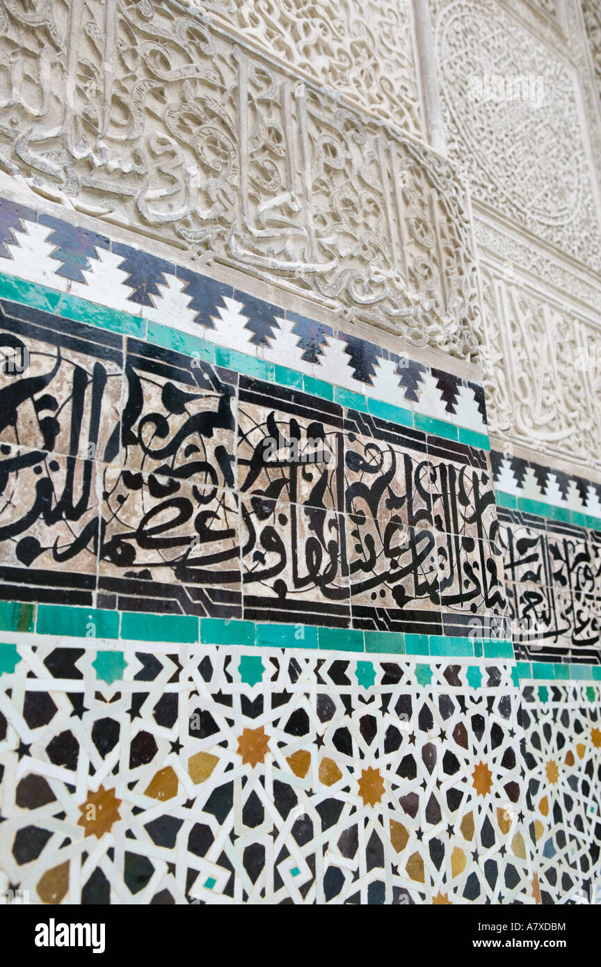 MOROCCO, Fes: Fes El, Bali (Old Fes), Madersa Bou Inania (b.1357 ...