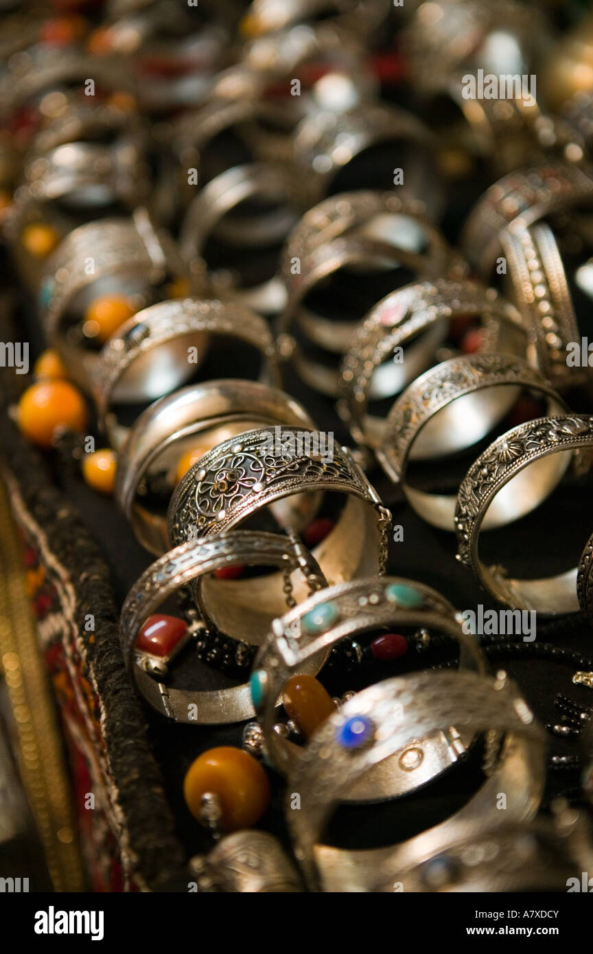 MOROCCO, Fes: Fes El, Bali (Old Fes), Moroccan Bracelets Stock Photo ...