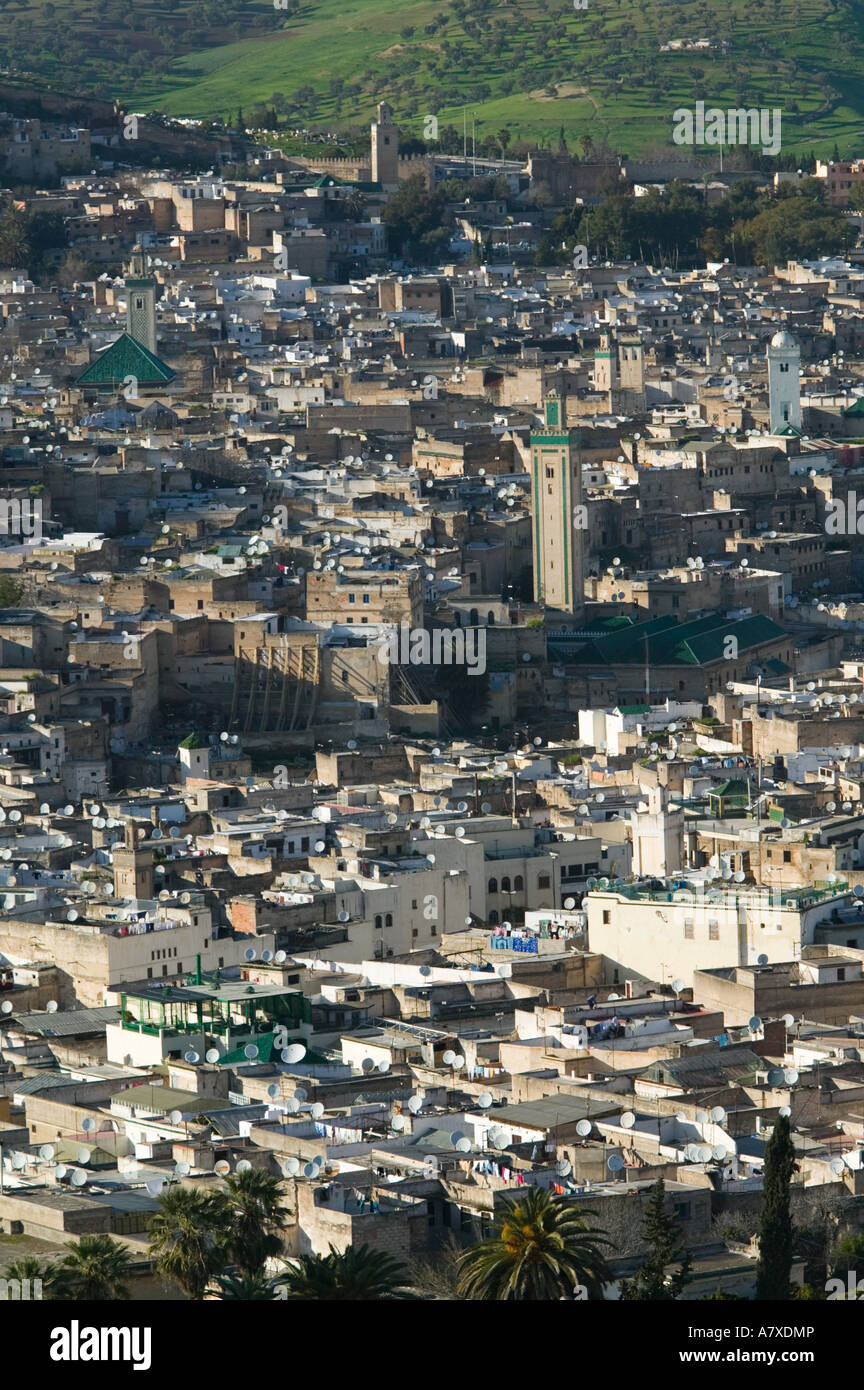 MOROCCO, Fes: Fes El, Bali (Old Fes), Late Afternoon Town View from ...
