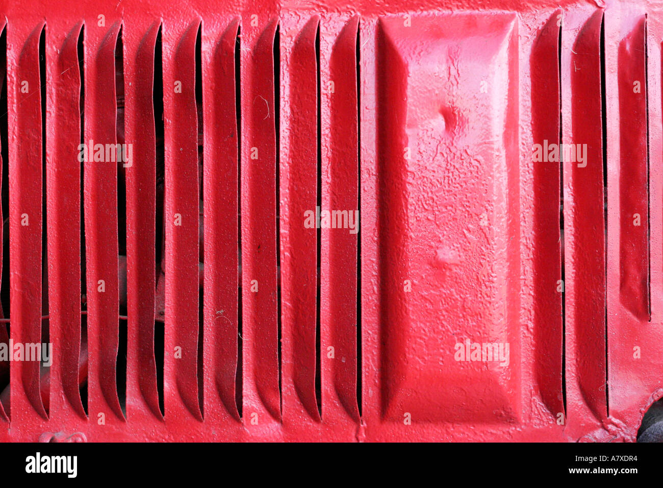 Radiator grille on old tractor Stock Photo - Alamy
