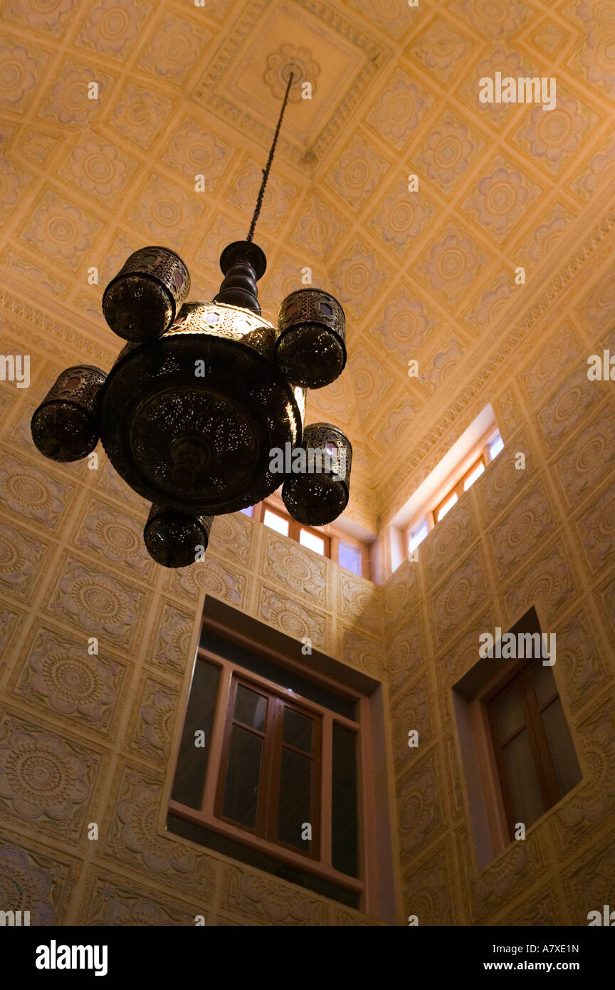 MOROCCO, Tafilalt, RISSANI: Hotel Kasbah Asmaa, Tower Interior Stock ...