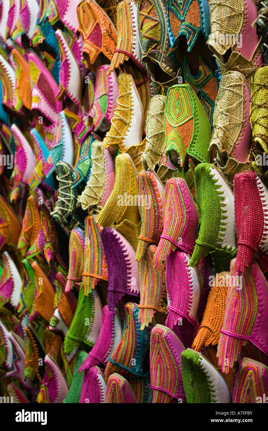 Marrakech babouches slippers hi-res stock photography and images - Alamy