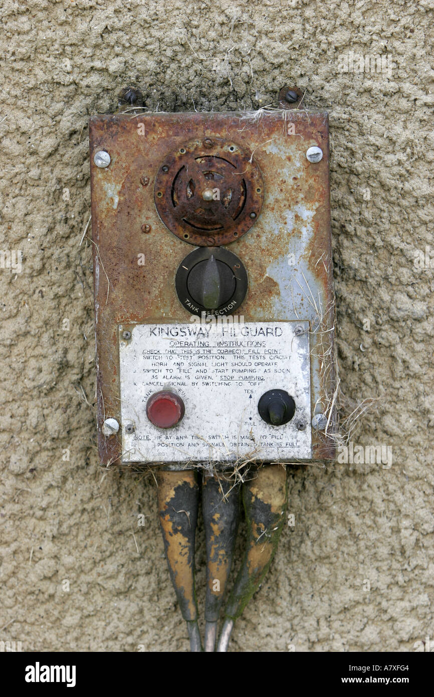 Rusty electrical switch Stock Photo - Alamy