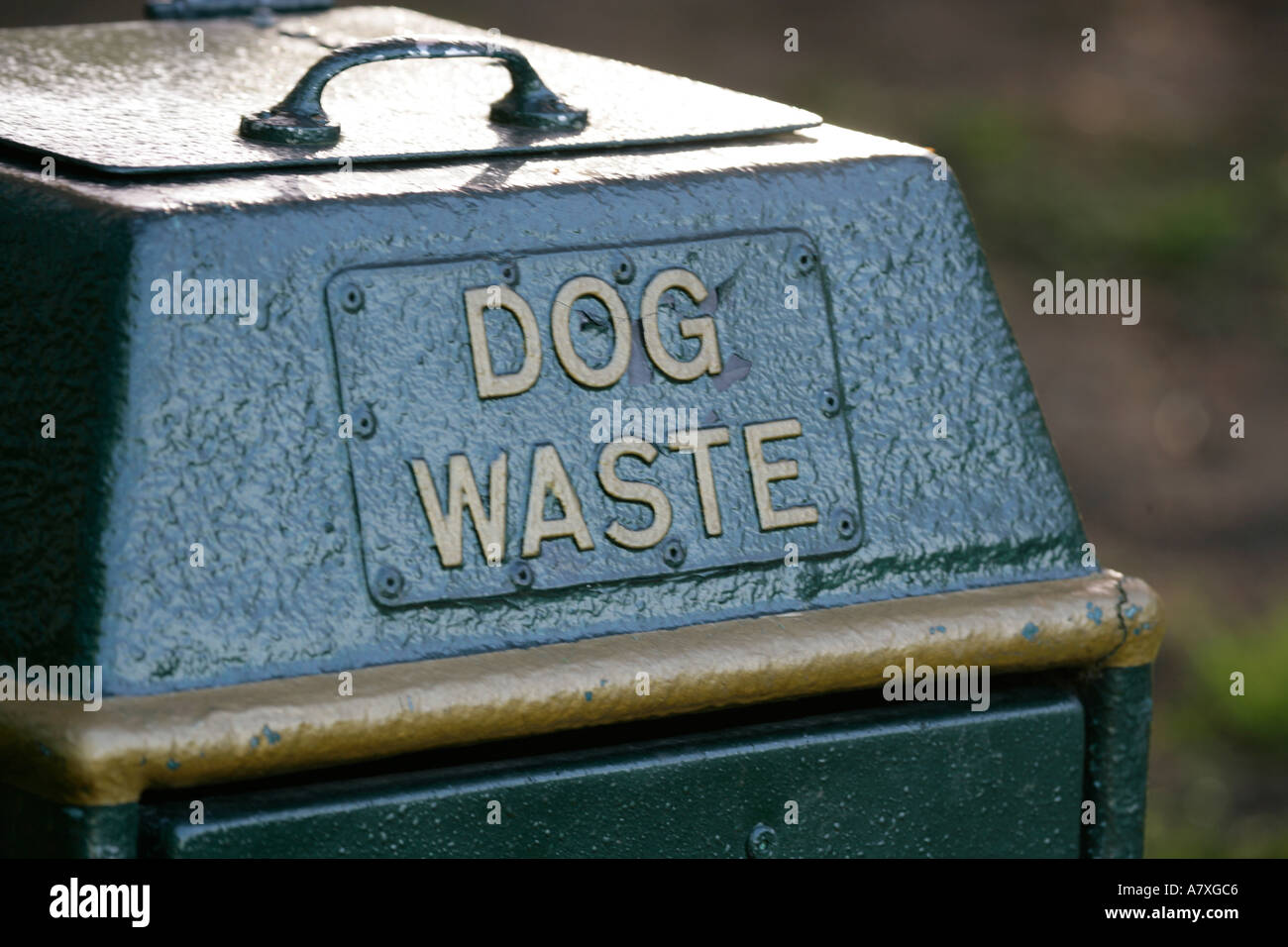 Dog waste bin Stock Photo - Alamy