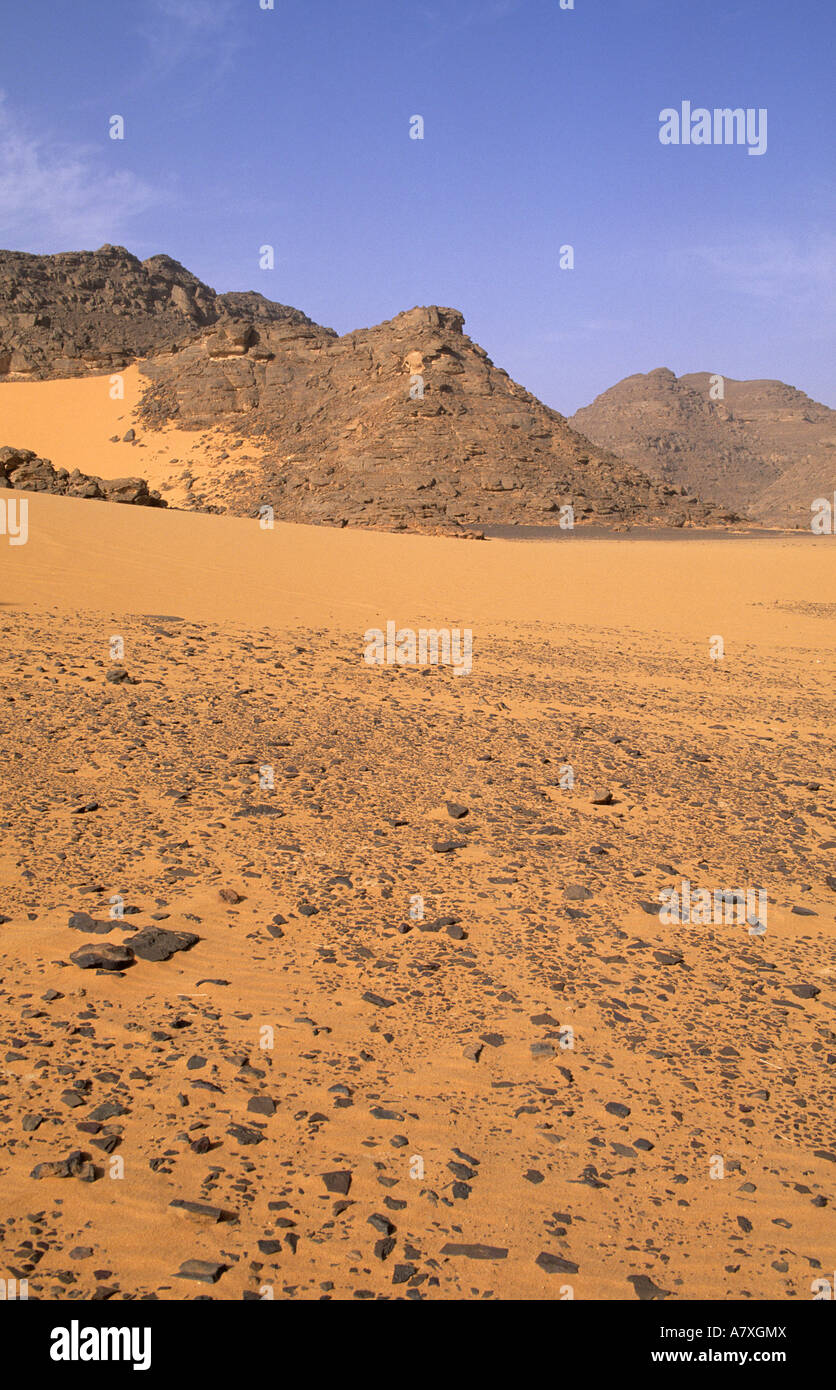 Libya, Fezzan, Sahara desert, Akakus Stock Photo - Alamy