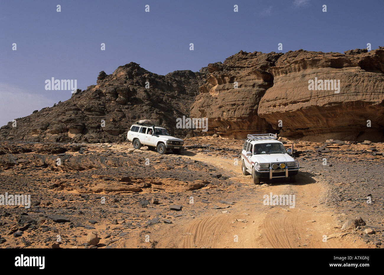 Libya, Fezzan, Sahara desert, Akakus Stock Photo - Alamy