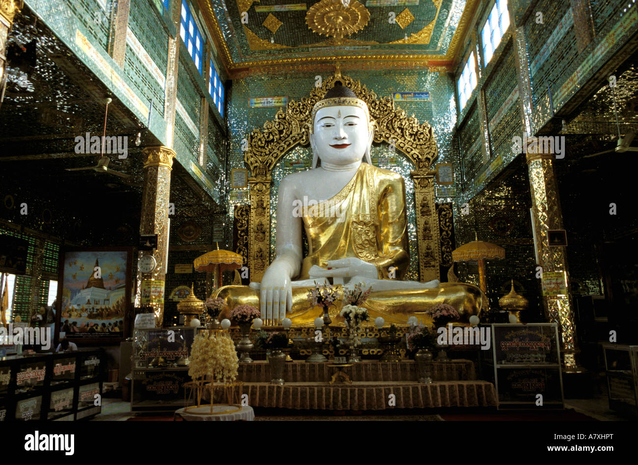 Asia, Myanmar, Sagaing, Sagaing Hill. Giant Buddha Stock Photo - Alamy