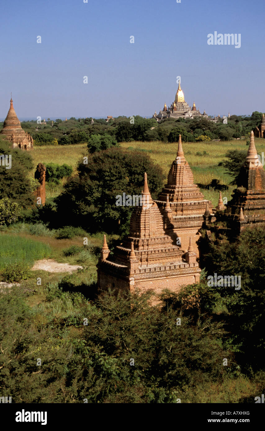 Asia, Myanmar, Bagan. Ancient temples Stock Photo - Alamy
